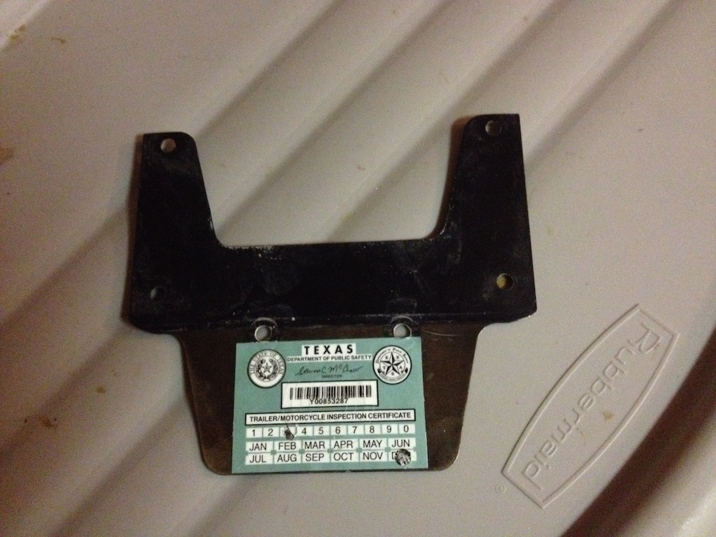 Motorcycle Inspection Sticker Holder | Reviewmotors.co